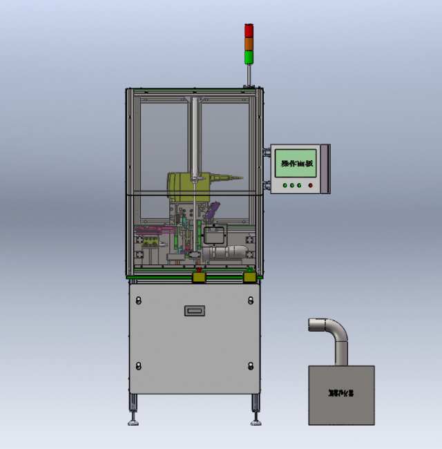 Label Marking Machine 3D Model in Machines 3DExport