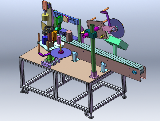 Labeling Machine 3D Model in Machines 3DExport