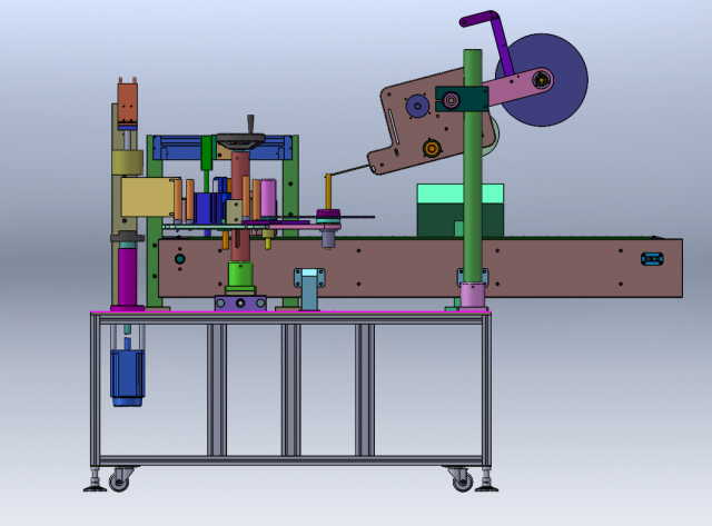 Labeling Machine 3D Model in Machines 3DExport