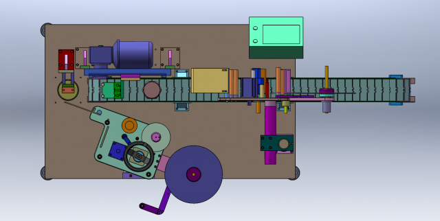 Labeling Machine 3D Model in Machines 3DExport