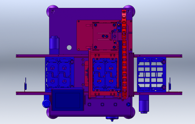 PCB PLACING MACHINE ASSEMBLY 3D Model in Machines 3DExport