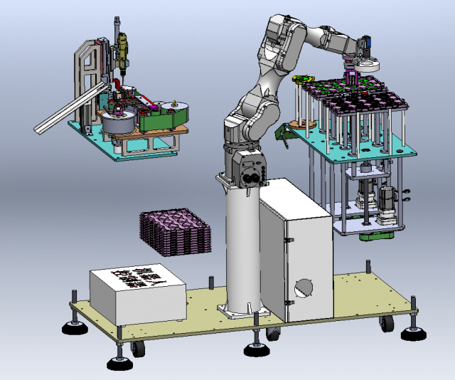 Automatic Assembly Machine for PCB Board Fixtures 3D Model in Machines ...