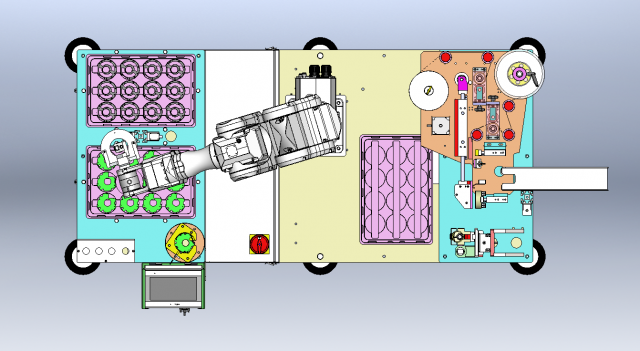 Automatic Assembly Machine for PCB Board Fixtures 3D Model in Machines ...