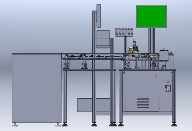 Integrated Machine for LED Component Packaging Inspection 3D Model in ...