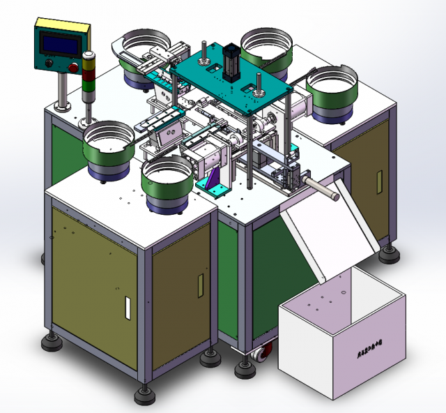Printer Bearing Assembly Machine 3D Model in Machines 3DExport