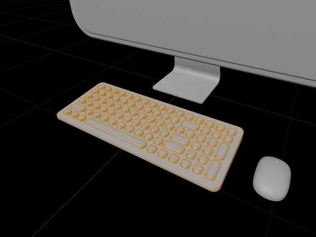 Computer 3D Model in Computer 3DExport