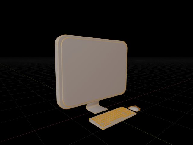 Computer 3D Model in Computer 3DExport