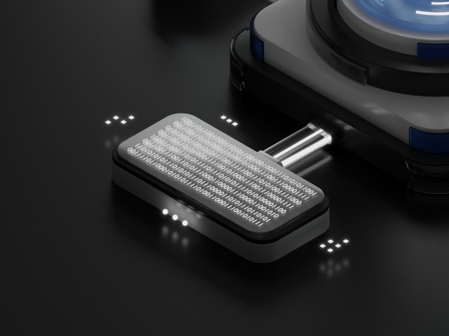 Artificial intelligence server 3D Model in Computer 3DExport