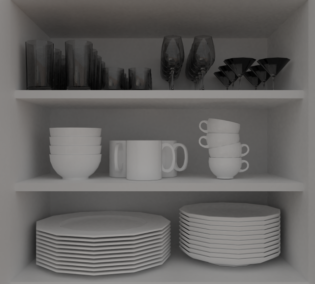 Kitchen 3D Model in Kitchen 3DExport