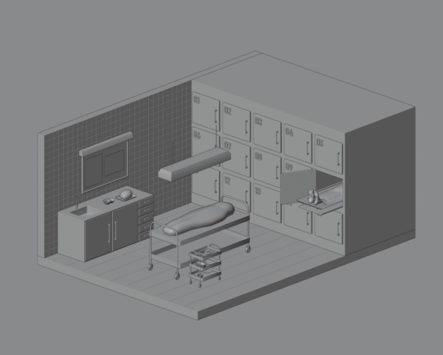 Morgue 3D Model in Medical Equipment 3DExport