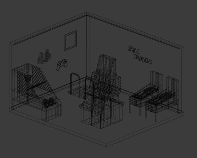 Arcade room 3D Model in Other 3DExport