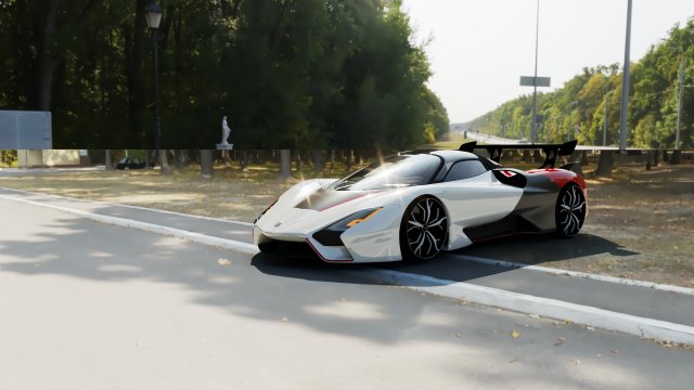 Scc Tuatara 3D Model in Sport Cars 3DExport