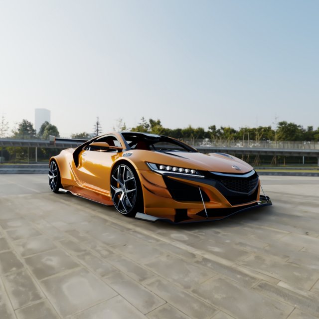 Acura 3D Model in Sport Cars 3DExport