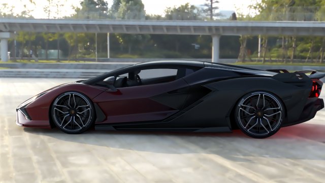 Unique Lamborghini-Sian FKP 37 3D Model in Sport Cars 3DExport