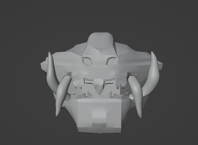 Oni Mask 3D Model in 3D Renders 3DExport