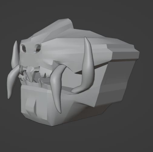 Oni Mask 3D Model in 3D Renders 3DExport