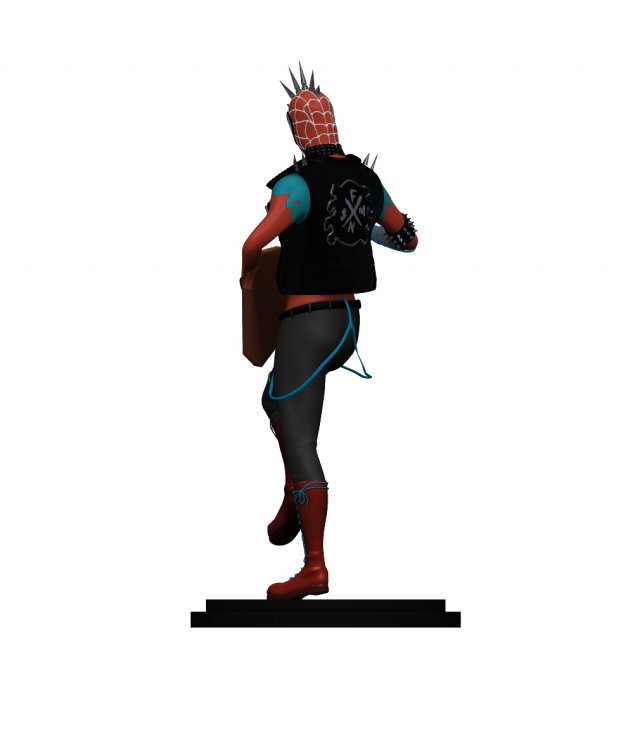 Spider Punk 3D Print Model in Man 3DExport