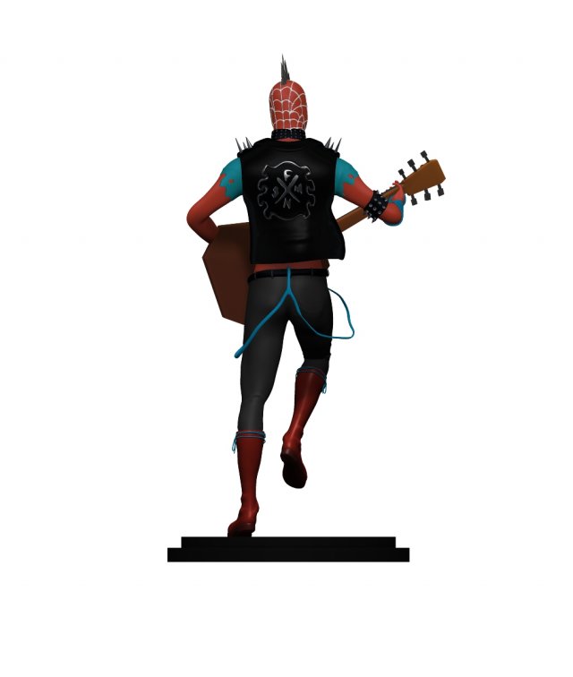Spider Punk 3D Print Model in Man 3DExport