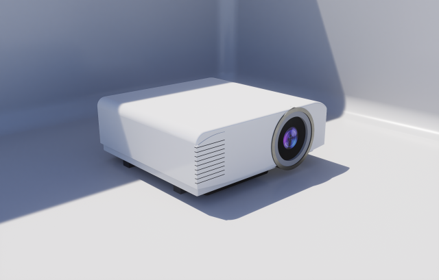 Projector 3D Model in Video 3DExport