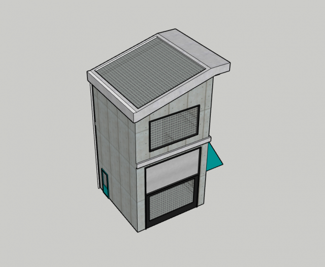 Small shop with texture 3D Model in Buildings 3DExport