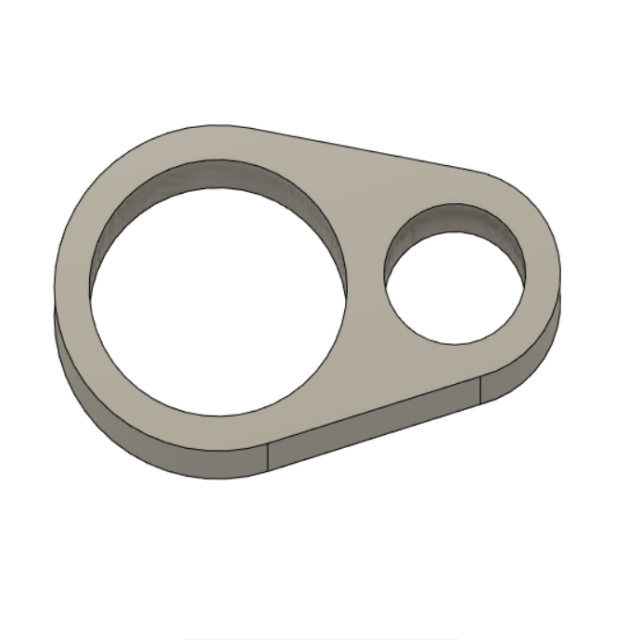 BARREL SUPPORT FOR PR900 RIFLE WITHOUT RAIL FOR MOUNT 3D Print Model in ...