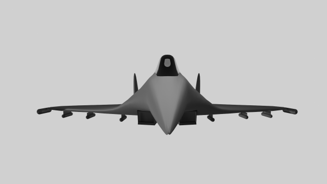 Su-35 3D Model in Fighter 3DExport
