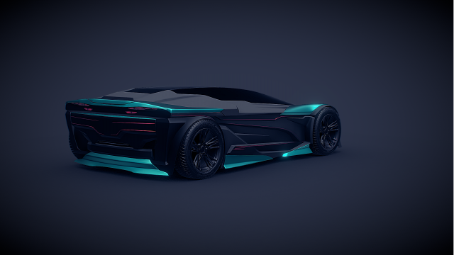 Concept Car 2 3D Model in Concept 3DExport