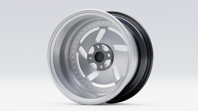Rotiform CHD-T 3D Model in Parts of auto 3DExport