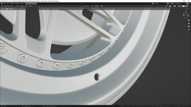 Rotiform CHD-T 3D Model in Parts of auto 3DExport