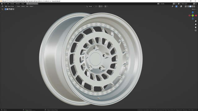 Rotiform CCV 3D Model in Parts of auto 3DExport
