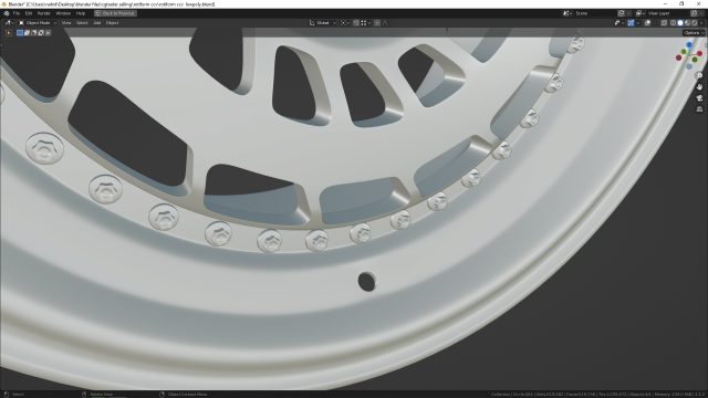 Rotiform CCV 3D Model in Parts of auto 3DExport
