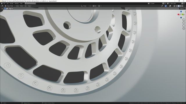 Rotiform CCV 3D Model in Parts of auto 3DExport