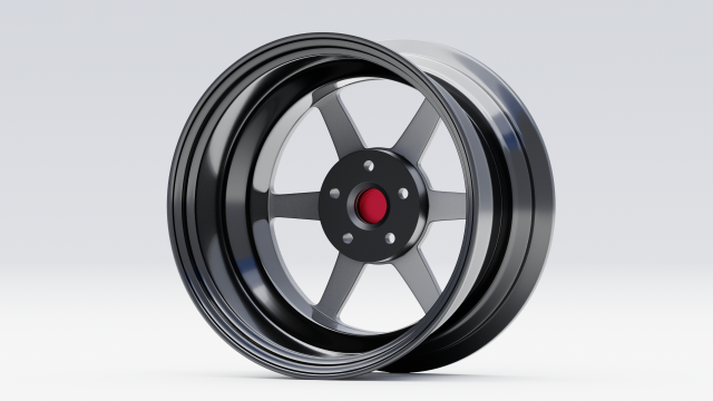 KANSEI roku 3D Model in Parts of auto 3DExport