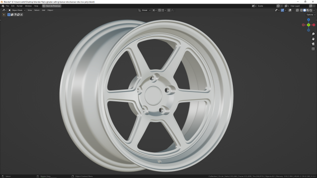 KANSEI roku 3D Model in Parts of auto 3DExport
