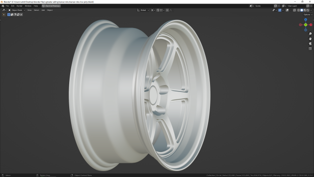 KANSEI roku 3D Model in Parts of auto 3DExport