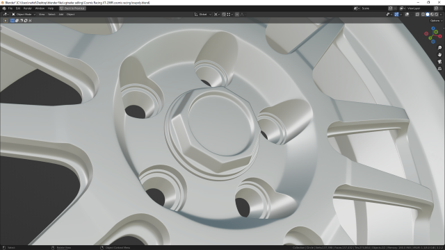 Cosmis Racing XT-206R 3D Model in Parts of auto 3DExport