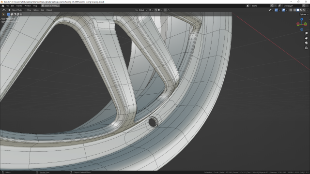 Cosmis Racing XT-206R 3D Model in Parts of auto 3DExport