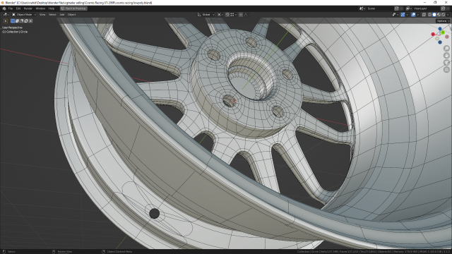 Cosmis Racing XT-206R 3D Model in Parts of auto 3DExport