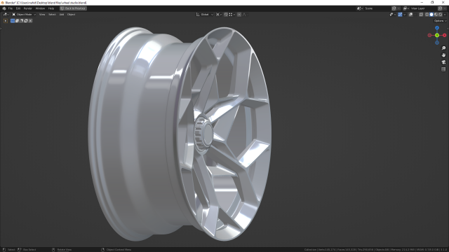 PUR RS43 3D Model in Parts of auto 3DExport