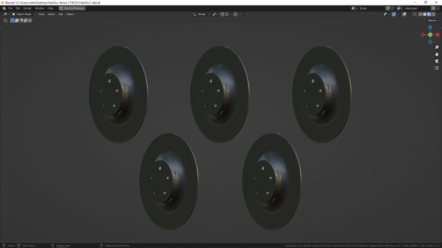 Halo Disc 3M Sticker 3D Model in Parts of auto 3DExport