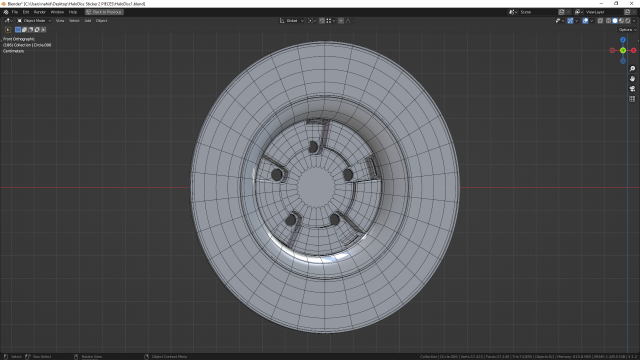 Halo Disc 3M Sticker 3D Model in Parts of auto 3DExport