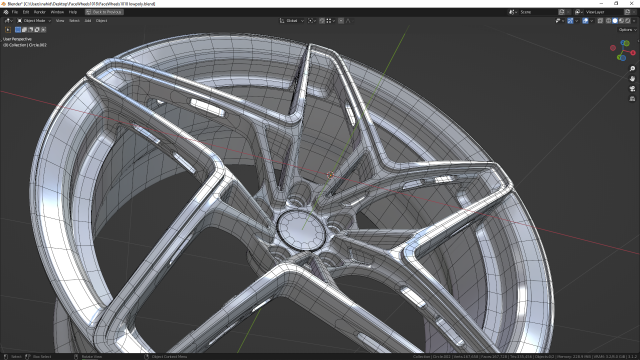 FaceWheels fw1018 3D Model in Parts of auto 3DExport