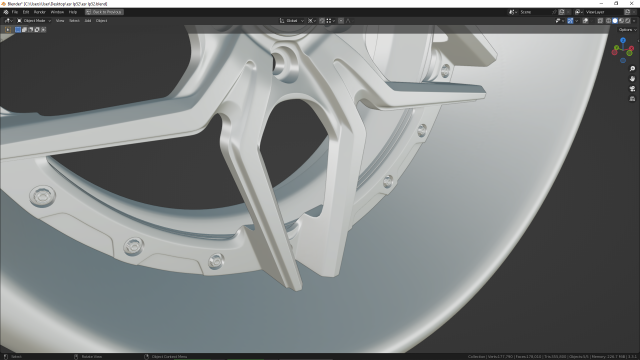 ESR LP52 3D Model in Parts of auto 3DExport