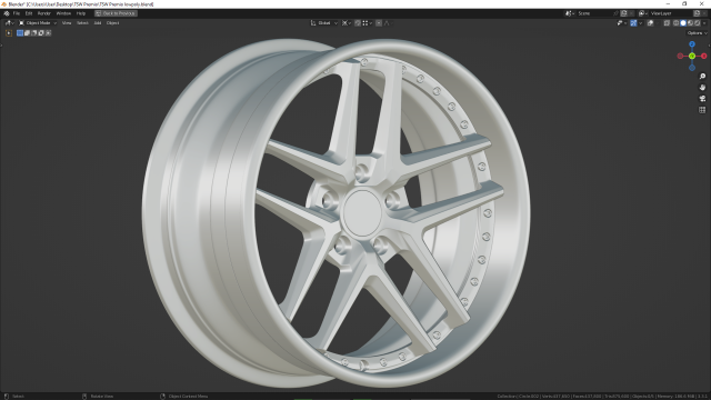 TSW Premio 3D Model in Parts of auto 3DExport