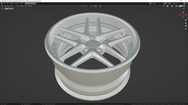 TSW Premio 3D Model in Parts of auto 3DExport
