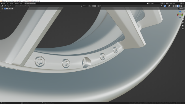 TSW Premio 3D Model in Parts of auto 3DExport