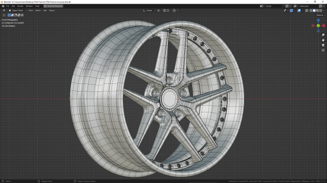 TSW Premio 3D Model in Parts of auto 3DExport