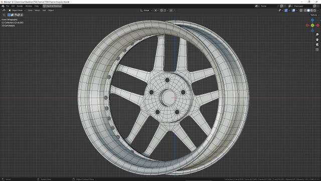 TSW Premio 3D Model in Parts of auto 3DExport