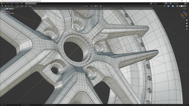 TSW Premio 3D Model in Parts of auto 3DExport