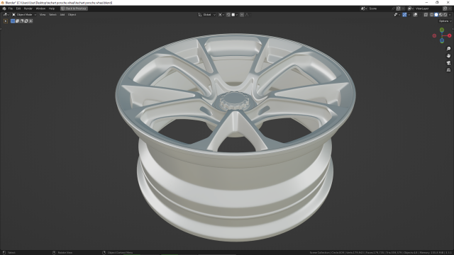 TechArt Formula VI Race Center Lock Forged 3D Model in Parts of auto ...